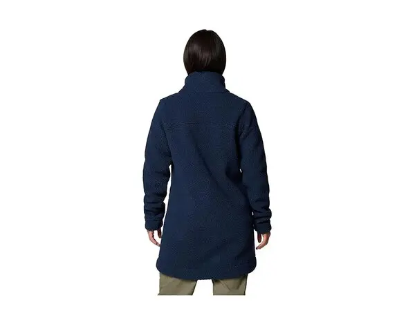 Columbia Panoramatm Long Fleece Jacket Coat - Navy