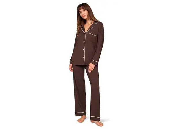 Eberjey Gisele Pj Set Pajama Sets Sunrise/ivory - Brown