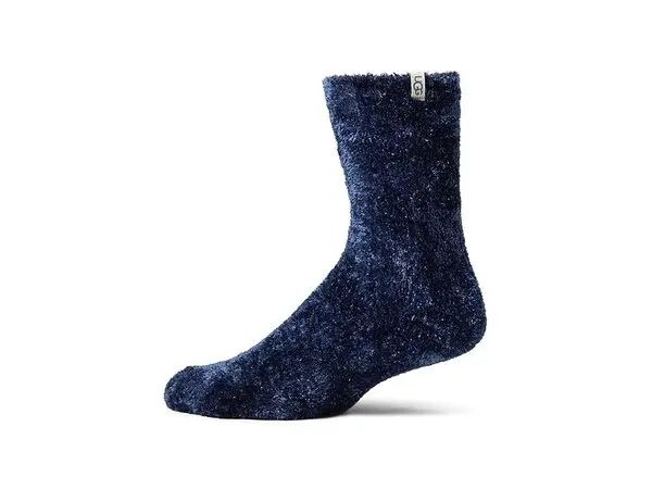 UGG Leda Cozy Sock Crew Cut Socks - Navy
