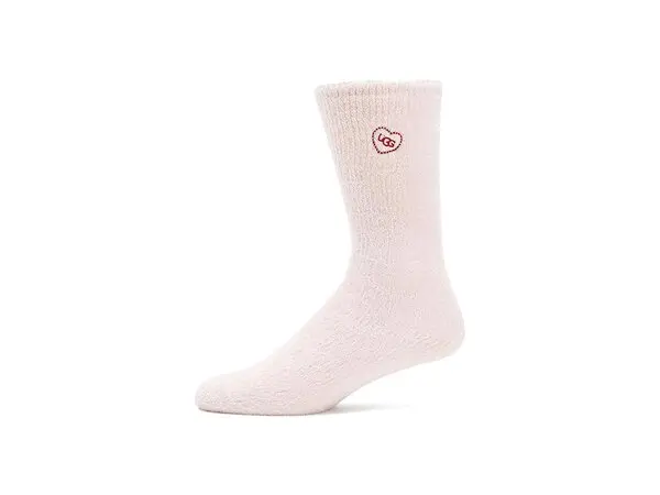 UGG Leda Cozy Sock Crew Cut Socks - Pink