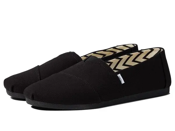 Toms Classic Alpargata Flat Shoes - Black