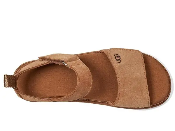 UGG Goldenstar Platform Sandals With Adjustable Straps - Brown