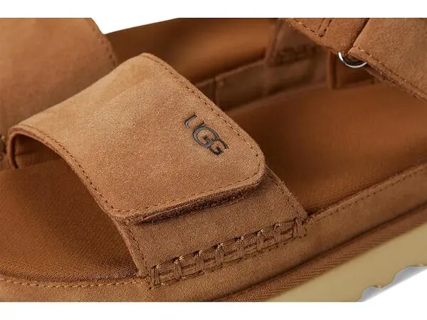 UGG Goldenstar Platform Sandals With Adjustable Straps - Brown