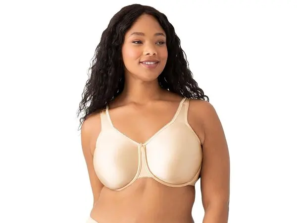 Wacoal Basic Beauty Full Figure Underwire Bra 855192 Bra Berry Fizz - Bone