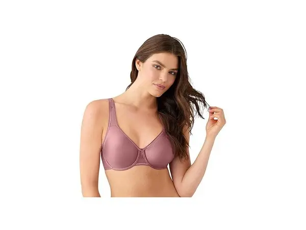 Wacoal Basic Beauty Full Figure Underwire Bra 855192 Bra Berry Fizz - Brown