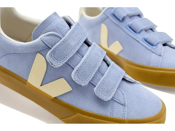 VEJA Recife Logo Low Top Sneakers With Hook And Loop Closure - Gray