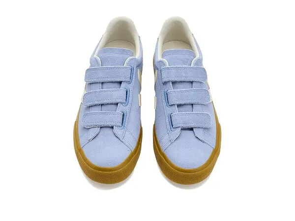 VEJA Recife Logo Low Top Sneakers With Hook And Loop Closure - Gray