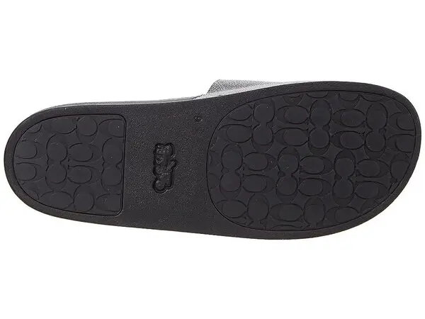 COACH Signature Coated Canvas Pool Slide