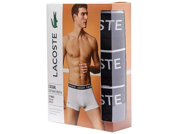 Lacoste Trunks 3-pack Casual Classic