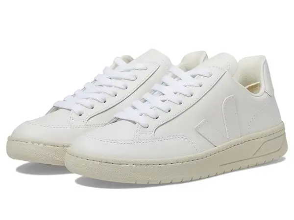 VEJA V-12 Low Top Sneakers - Bone