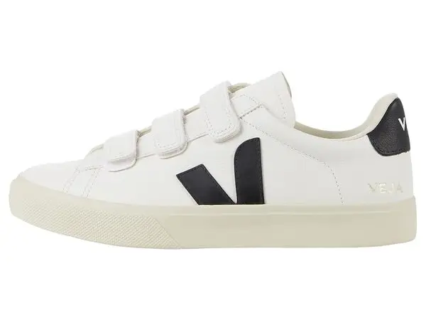 VEJA Recife Logo Low Top Sneakers With Velcro Closure - White