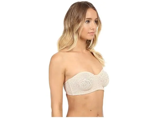 Wacoal Halo Lace Strapless Underwire Bra Bra - Bone