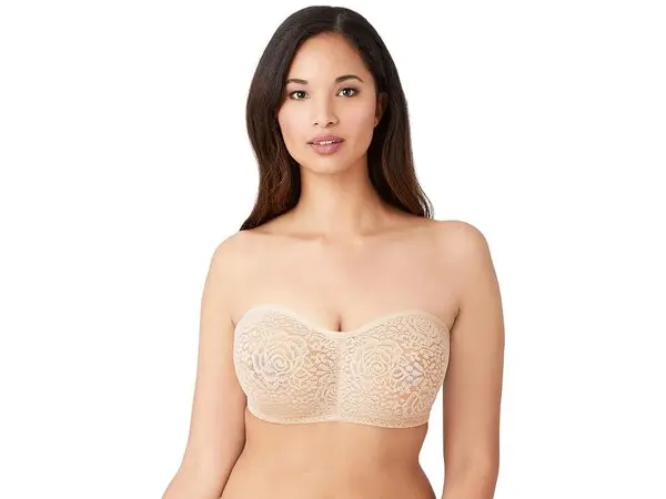 Wacoal Halo Lace Strapless Underwire Bra Bra - Bone