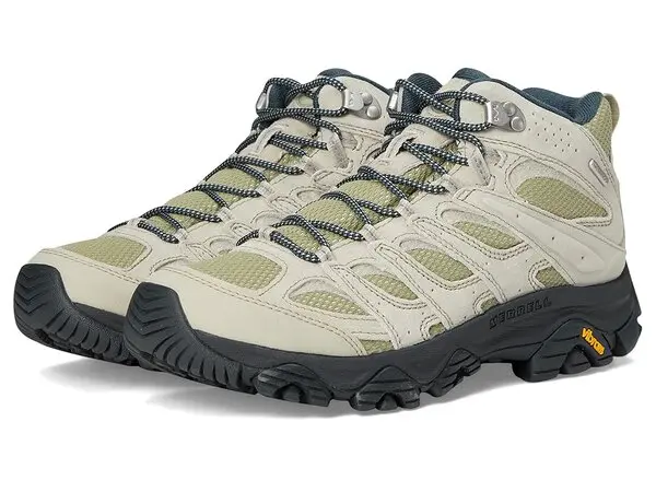 Merrell Moab 3 Mid Waterproof Hiking Boots - White