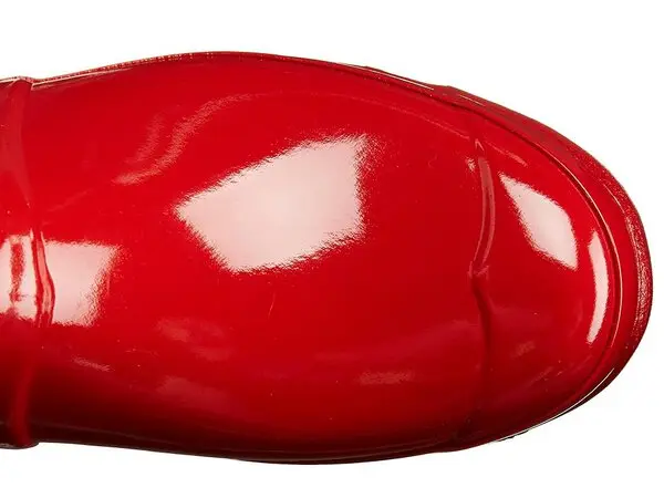 Hunter Original Short Gloss Boots - Red