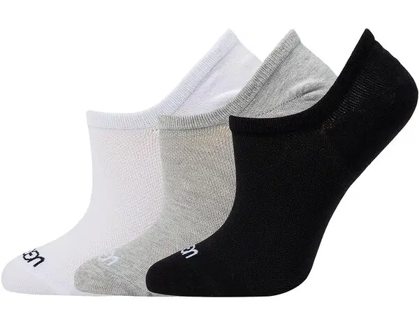 UGG No Show Crew Cut Socks Three-pack - Gray
