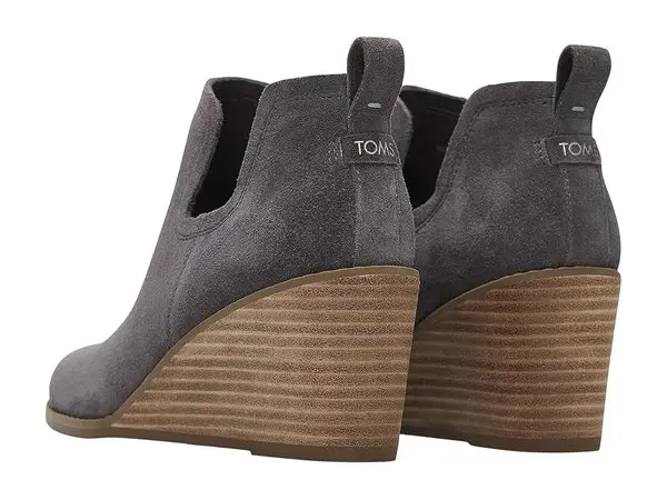 Toms Kallie Suede Wedge Ankle Boots