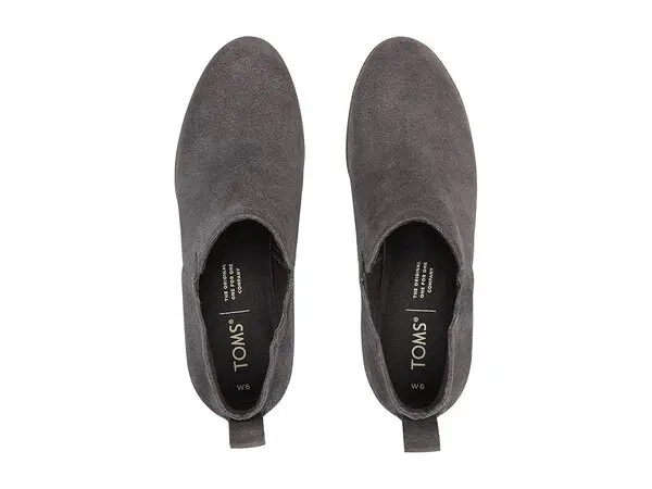 Toms Kallie Suede Wedge Ankle Boots
