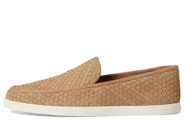 Vince Sonoma Woven Suede Slip-on Shoes - Brown
