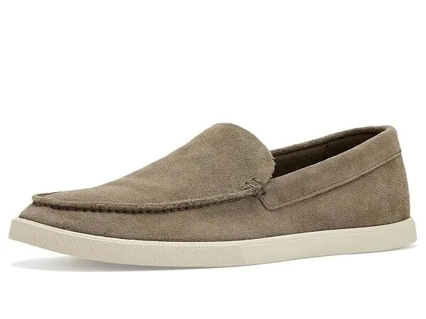 Vince Sonoma Woven Suede Slip-on Shoes - Flint