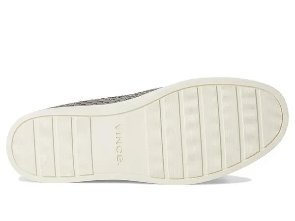 Vince Sonoma Woven Suede Slip-on Loafers - Gray