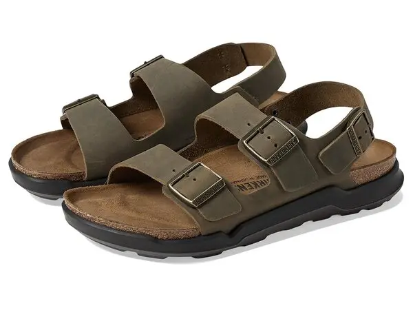 BIRKENSTOCK Milano Rugged Sandals - Khaki
