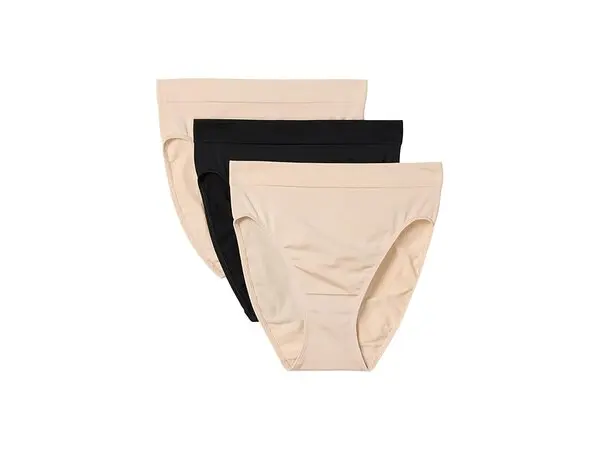 Wacoal B-smooth Hi-cut Brief Pack Underwear Rosedust/deep Taupe/black - Multi