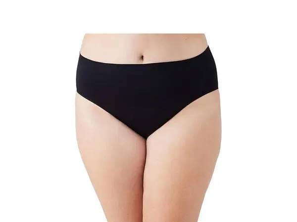 Wacoal B-smooth High-cut Brief 834175 Underwear Charcoal Heather - Black