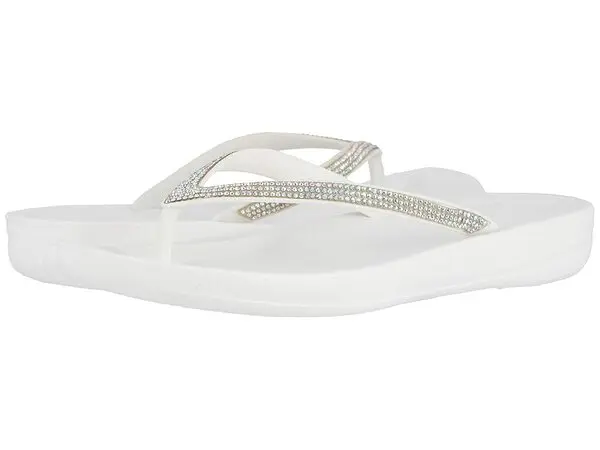 Fitflop Iqushion Sparkle Thong Sandals - Pink