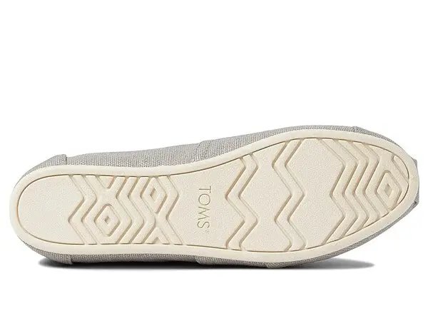 Toms Classic Alpargata Wide Slip-on Flats - Gray