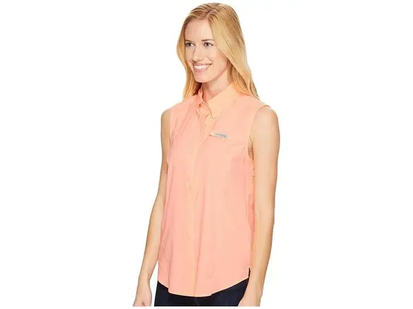 Columbia Pfg Tamiami Ii Sleeveless Shirt - Pink