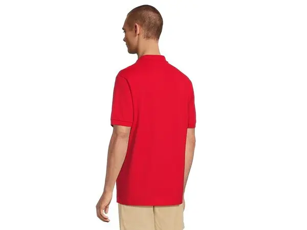 Lacoste Classic Pique Polo Shirt Short Sleeve Knit Miami - Red