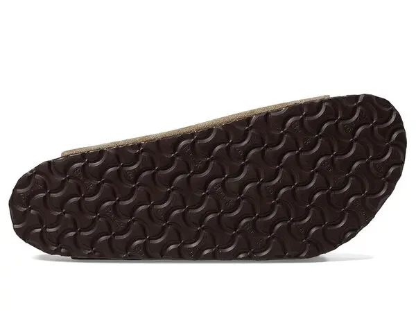BIRKENSTOCK Arizona Soft Footbed Suede Sandals - Taupe
