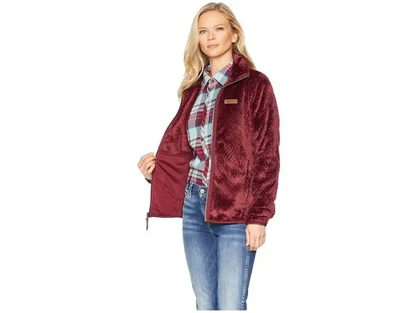 Columbia Fire Side Ii Sherpa Full Zip Jacket - Red