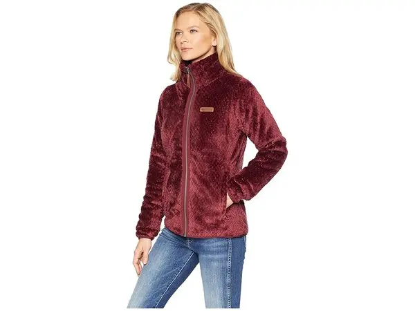 Columbia Fire Side Ii Sherpa Full Zip Jacket - Red