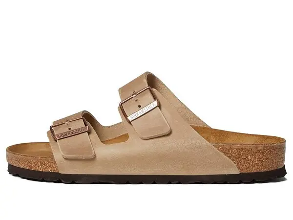 BIRKENSTOCK Arizona Oiled Leather Sandals - Brown
