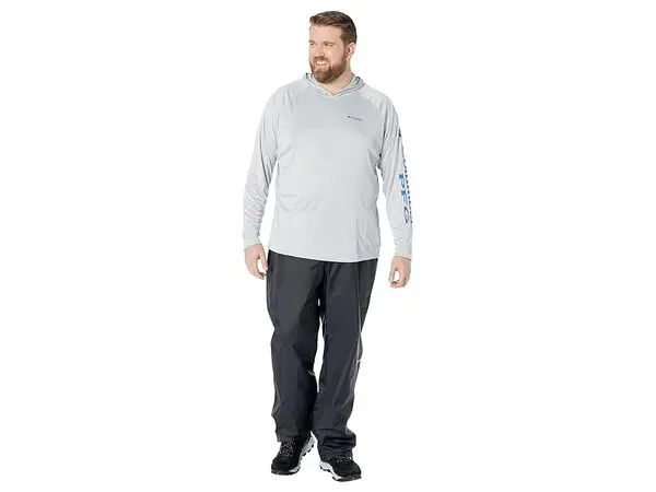 Columbia Big Tall Terminal Tackle Hoodie Sweatshirt - Blue