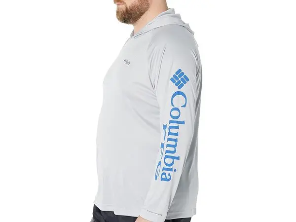 Columbia Big Tall Terminal Tackle Hoodie Sweatshirt - Blue