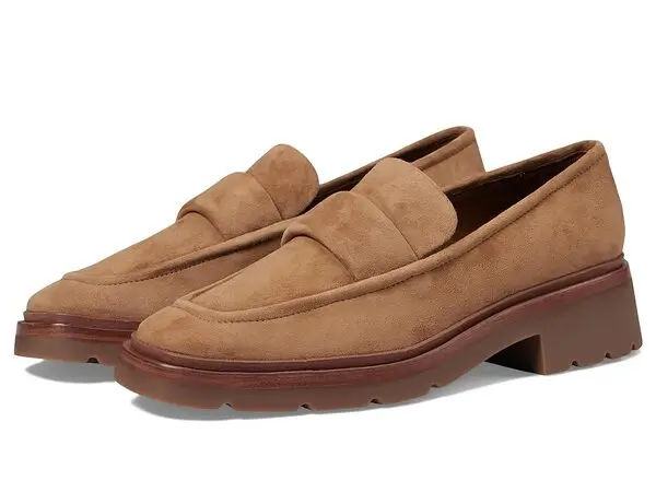 Vince Robin Leather Loafer With Lug Sole