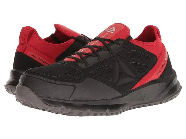 REEBOK All Terrain Work Athletic Shoes - Red
