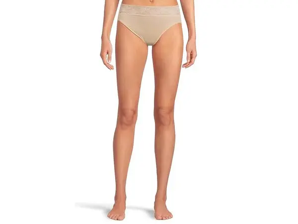 Wacoal Comfort Touch Hi Cut Underwear - Beige