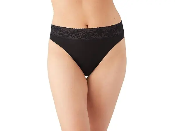 Wacoal Comfort Touch Hi Cut Underwear - Black