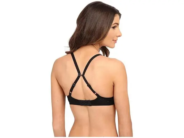 Wacoal Halo Lace Underwire Bra 851205 Bra Soft Sky - Black