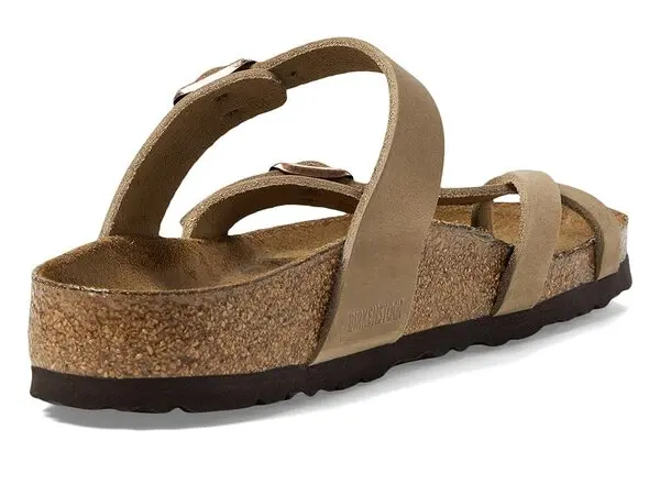 BIRKENSTOCK Mayari Oiled Leather Sandals - Brown