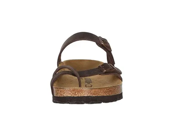 BIRKENSTOCK Mayari Oiled Leather Sandals - Brown