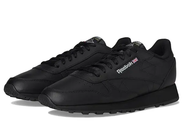 REEBOK Classic Leather Low Top Sneakers - Black