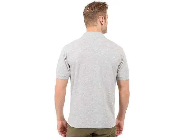 Lacoste Classic Chine Pique Polo Shirt Clothing Silver Grey Chine - Gray
