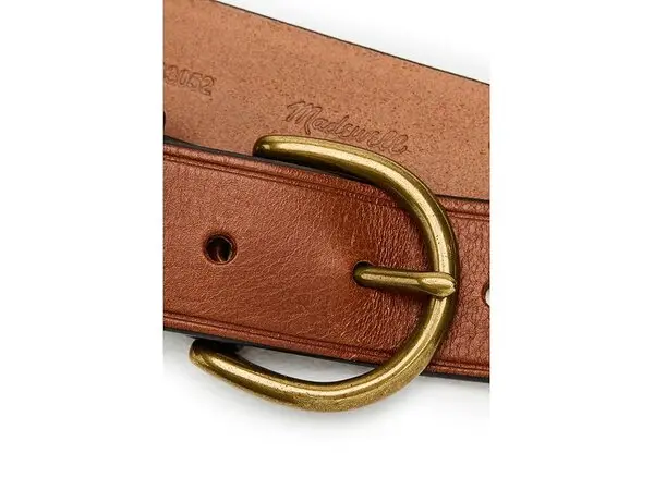 Madewell Medium Leather Belt - Brown