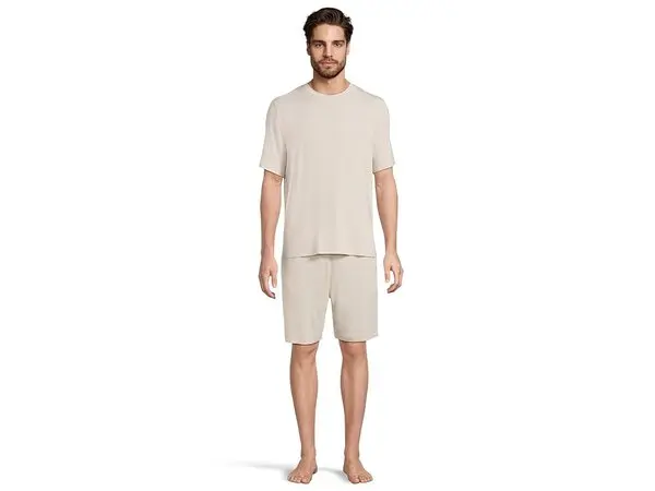 Eberjey Henry Tenceltm Modal Shorts Pj Set Pajama Sets Moonstruck - Bone