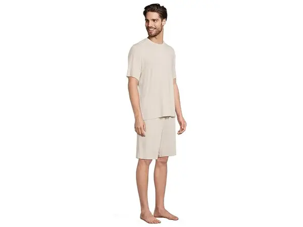 Eberjey Henry Tenceltm Modal Shorts Pj Set Pajama Sets Cornflower - Bone